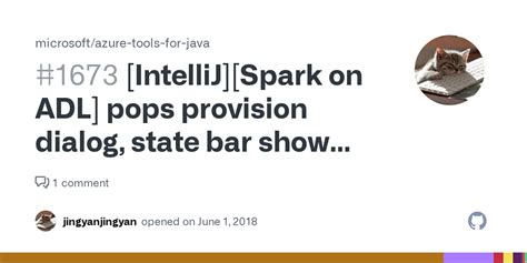 Intellij Spark On Adl Pops Provision Dialog State Bar Show The Progress · Issue 1673