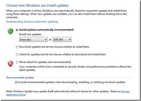 Disable Windows 7 Vista From Downloading Automatic Updates
