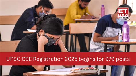 UPSC CSE Registration 2025 Begins Apply For 979 Posts At Upsc Gov In Jobs ET Now