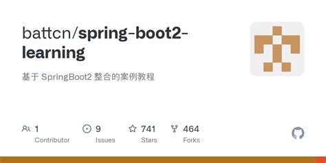 github battcn spring boot2 learning 基于 springboot2 整合的案例教程