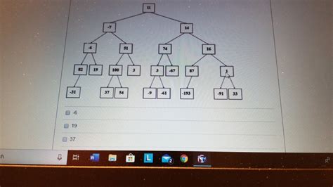 Solved Question 11 5 Pts Shown Below Is A Binary Tree 7