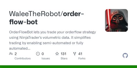 Github Waleetherobotorder Flow Bot Orderflowbot Lets You Trade Your