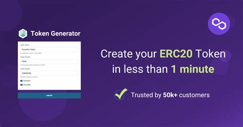 Create Erc20 Token On Polygon Pos Chain No Code Tool Token Generator