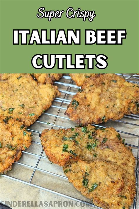 Super Crispy Italian Beef Cutlets Italian Beefcutlets Dinner Recipe