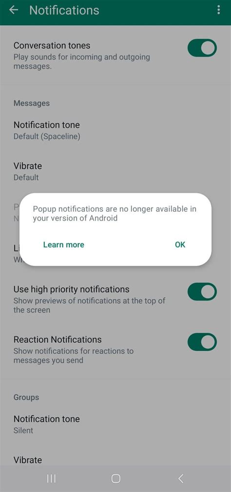 After Android Update I Dont Receive Message Notifications Anymore Rwhatsapp