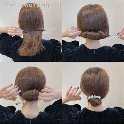 №∈พร้อมส่งที่มวยผมแต่งผมสไตล์เกาหลี ที่เกล้าผม ทำผมออกงาน ที่ทำผมไฮโซ Ve626ed2nb