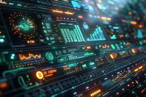 Abstract Bit Coin Crypto Currency Technology Background Generative Ai Premium Ai Generated Image