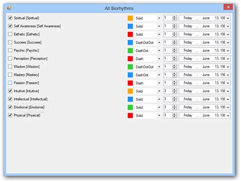 Biorhythm Download Softpedia