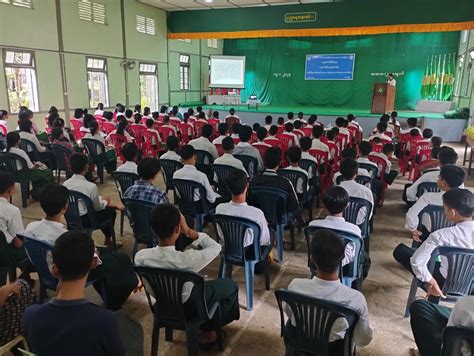 မအူပင်မြို့ အမှတ် ၂ အခြေခံပညာအထက်တန်းကျောင်းတွင် အသိပညာပေး ဟောပြောပွဲ ကျင်းပ Information And