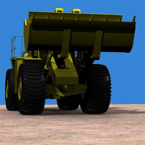 Dozer Wheel 3d Model 99 Ma Fbx Obj Free3d