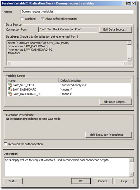 Instrumenting Obiee Database Connections For Improved Performance