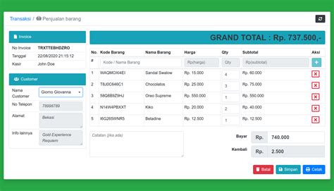 github zzzul transaction form form transaksi pos sederhana menggunakan jquery bootstrap4