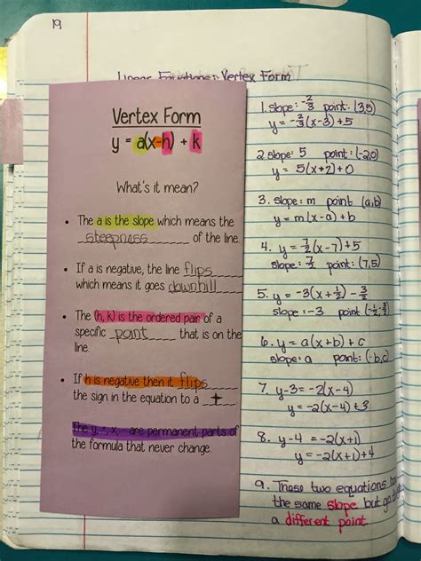 Algebra 2 Formulas Chart Algebra 2 Formulas Chart