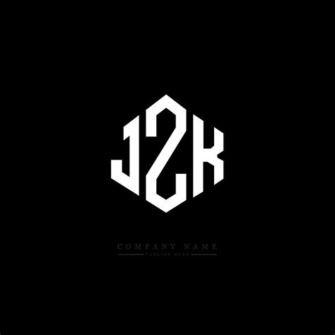 Jzk Letter Logo Design With Polygon Shape Jzk Polygon And Cube Shape