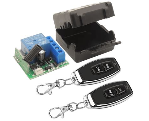Dc12v Wireless Remote Control Switch Relay Receiver Module With Transmitter Diy