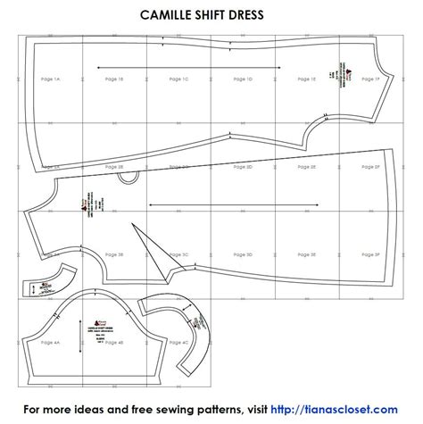 Camille Shift Dress Free Sewing Pattern