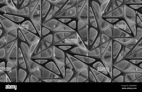 monochrome abstract image showcasing a complex network texture