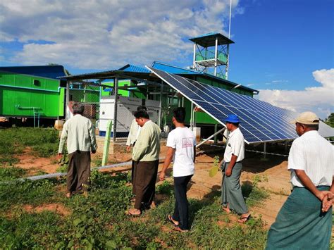 ကန့်ဘလူမြို့နယ် ချောင်းရှည်ကျေးရွာတွင် ဆိုလာအသေးစား ဓာတ်အားစနစ်ဖြင့် ၂၄ နာရီ မီးရရှိ Myanmar