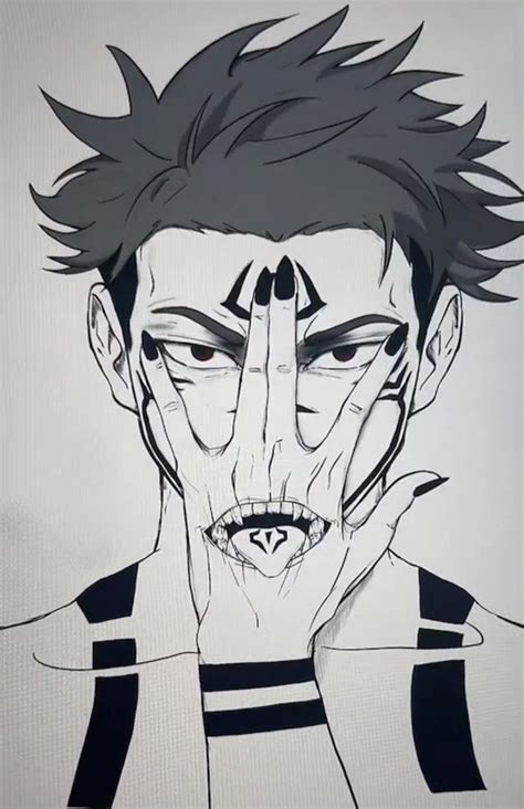Sukuna X Eyes Of Heaven Schizzi Sfondi Carini Arte Delle Anime