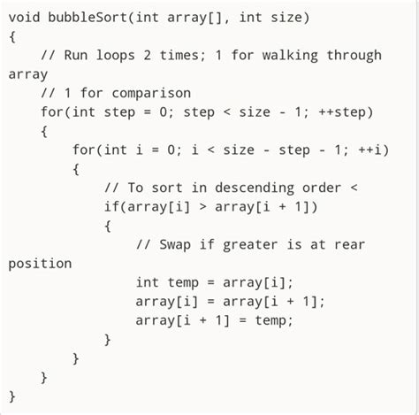Sorting Algorithms In C Flashcards Quizlet