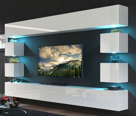 Модули для гостиной в современном стиле - фото