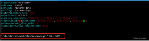 elasticserch报错{“error“ {“root cause“ [{“type“ “master not discovered