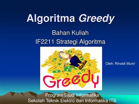 PPT Algoritma Greedy PowerPoint Presentation Free Download ID 5068092