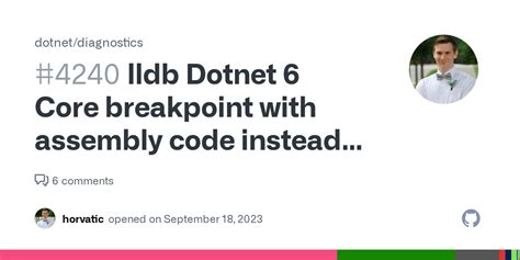 Lldb Dotnet Core Breakpoint With Assembly Code Instead Of C Code
