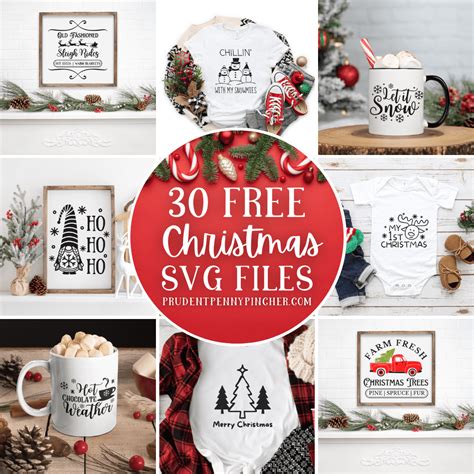 30 Free Christmas Svg Files Prudent Penny Pincher