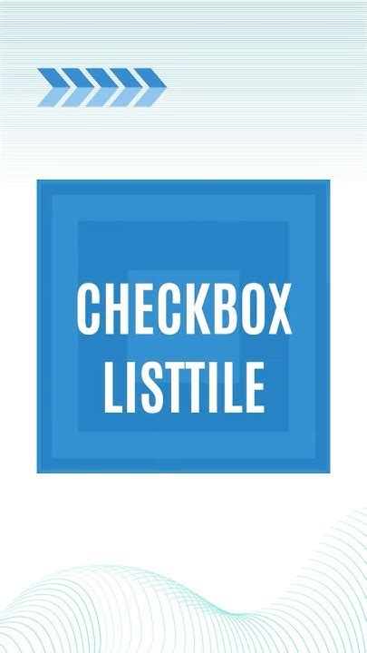 Checkboxlisttile In Flutter The Easy Way 🚀 Youtube