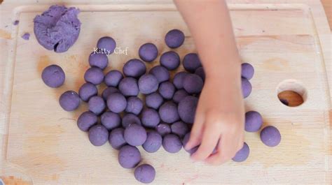 วิธีทำ ขนมไข่นกกระทา มันม่วงสีสวย รสหวาน กรอบนอกนุ่มใน ทานเพลิน Ideapunsuk