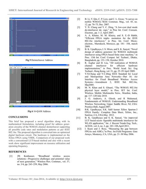 Fpga Based Low Power And High Performance Address Generator For Wimax Deinterleaver Pdf