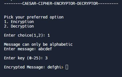 Github Apoorvatiwaree Caesar Cipher A Caesar Cipher Encryptor And Decryptor Built In C