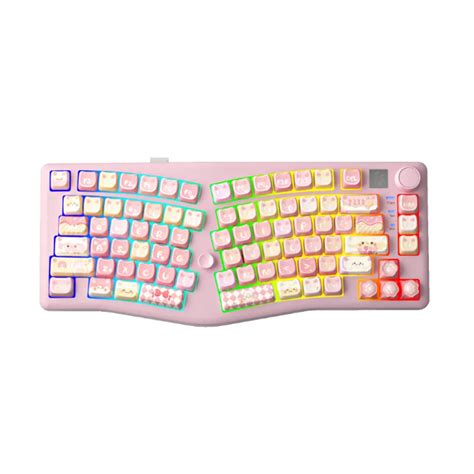 Bàn Phím Cơ Leobog Alice A75 Moon Cat Hồng Ramboo Switch Chính Hãng GiÁ RẺ QuÁ