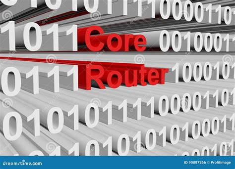 Core Router Stock Illustration Illustration Of Protocols 90087266