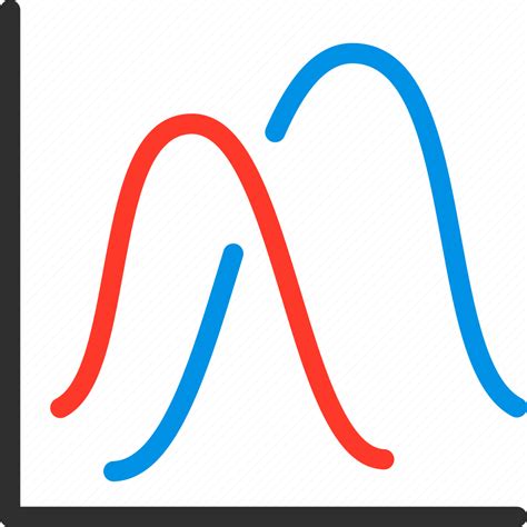 chart curve diagram graph line schedule statistics icon