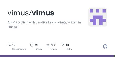 Github Vimusvimus An Mpd Client With Vim Like Key Bindings Written