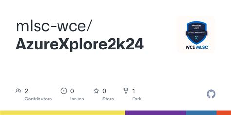 Github Mlsc Wceazurexplore2k24