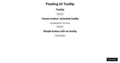 Animated Toolbox Codesandbox