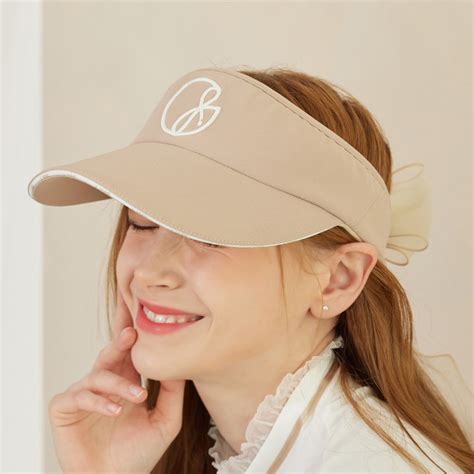 로고 라인 컬러 선캡 Logo Line Color Suncap Beige 제이제인