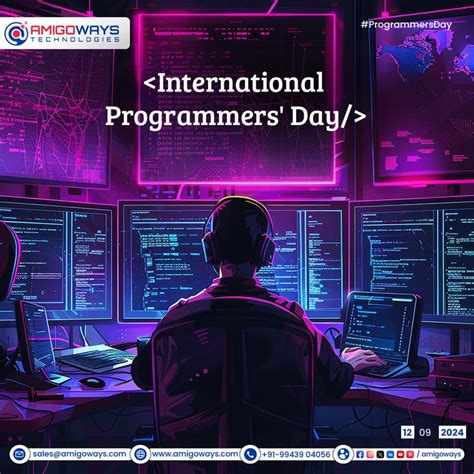 🎉💻 Happy Programmers Day 2024 💻🎉 To All The Creative Minds Turning
