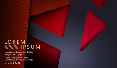 Premium Vector Geometric Composition With Overlapping Gray Abstract