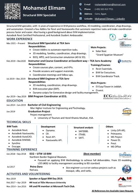 mohamed elimam on linkedin bim revit construction vacancy job buildinginformationmodeling