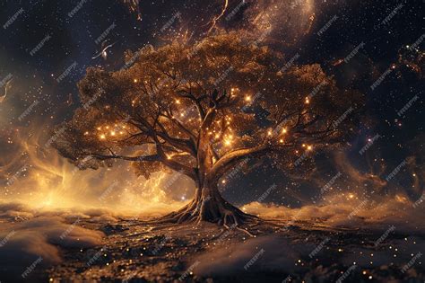 Premium Photo Ancient Tree Of Life With Roots Reaching Into The