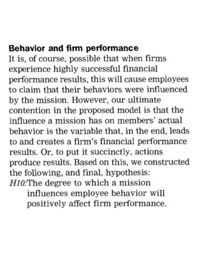 10 Performance Impact Statement Examples To Download