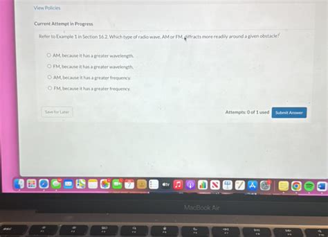 View Policies Current Attempt In Progress StudyX