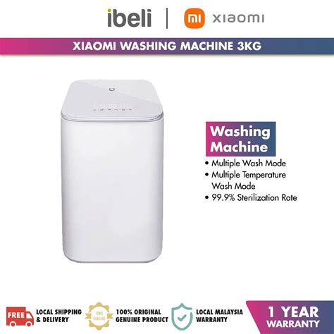 Xiaomi Mijia Mini Washing Machine Pro Kg Washing Modes Adjustable Temperature Xqb Mj