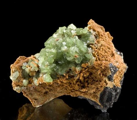 Ludlamite Crystals From Santa Eulalia District Mexico