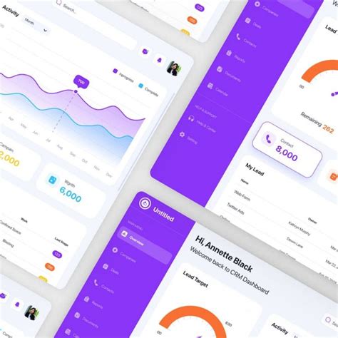 CRM Dashboard UI Kit