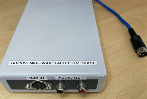 Midi Db50xg An Interface For The Daughter Board Ingmars Retroblog